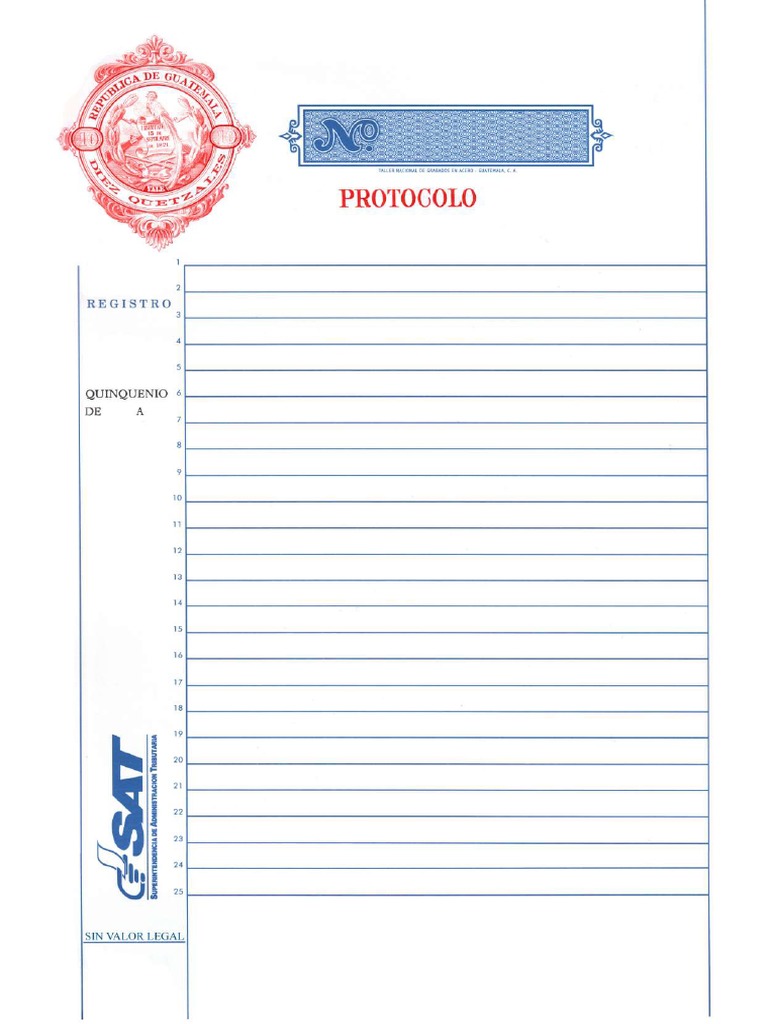 Papel Protocolo, para Imprimir | PDF