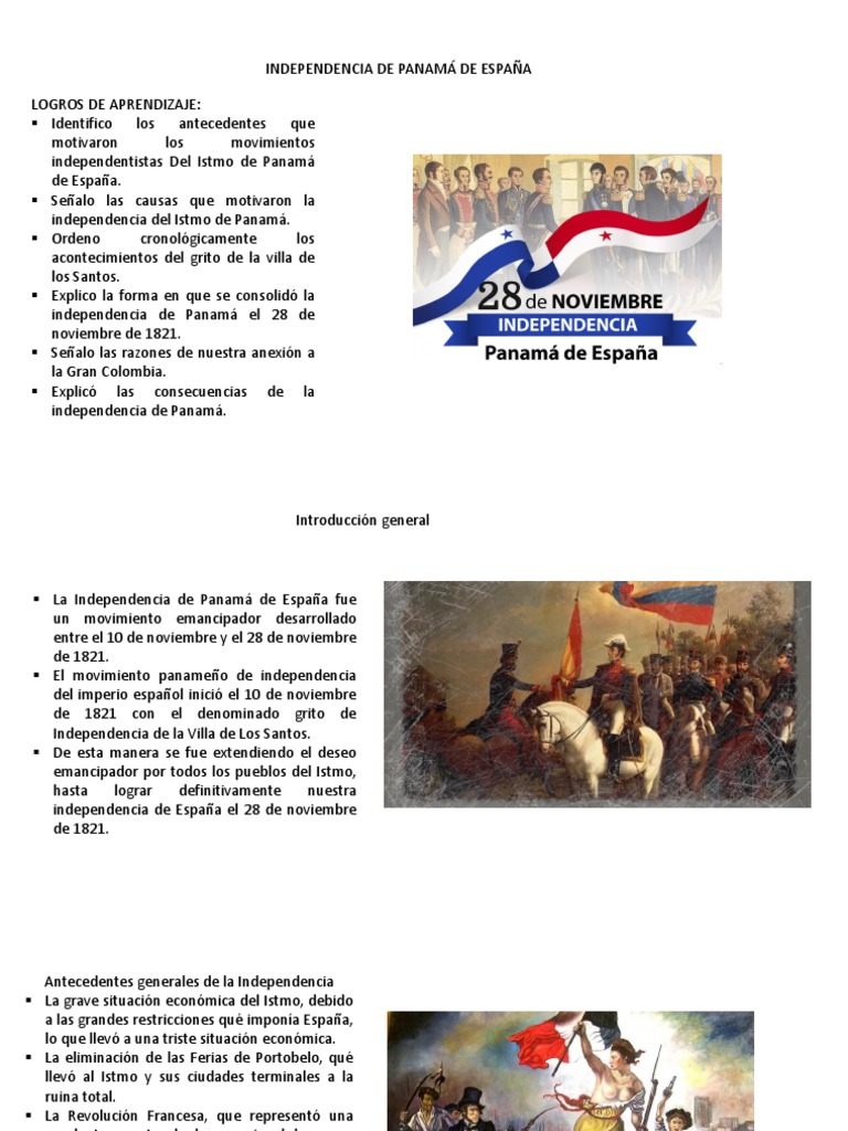 Independencia de Panamá de España | PDF | Panamá | America latina