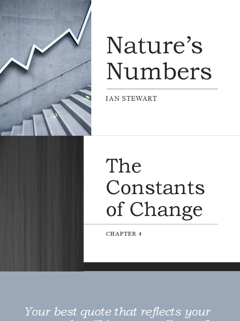 Nature's Numbers-The Constants of Change | PDF | Newton's Laws Of ...