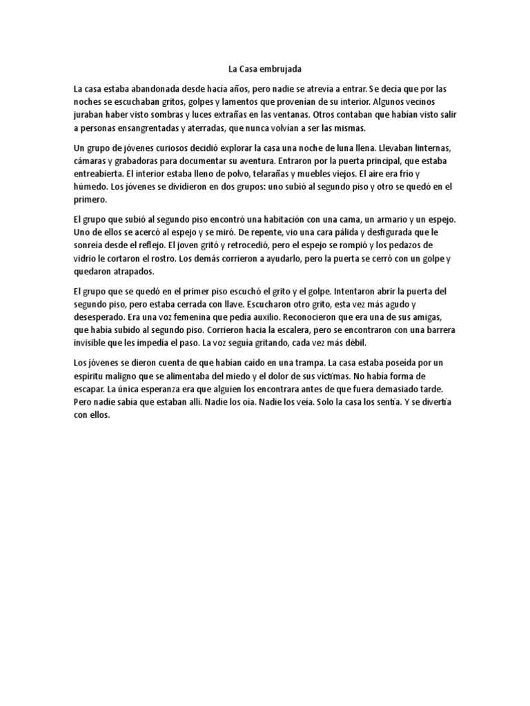 La Casa Embrujada | PDF