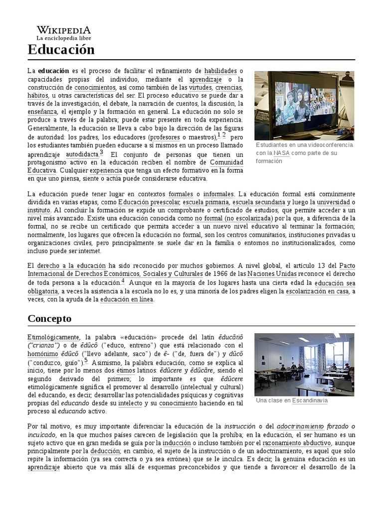 Educación Pdf Educación De La Primera Infancia Educación Primaria