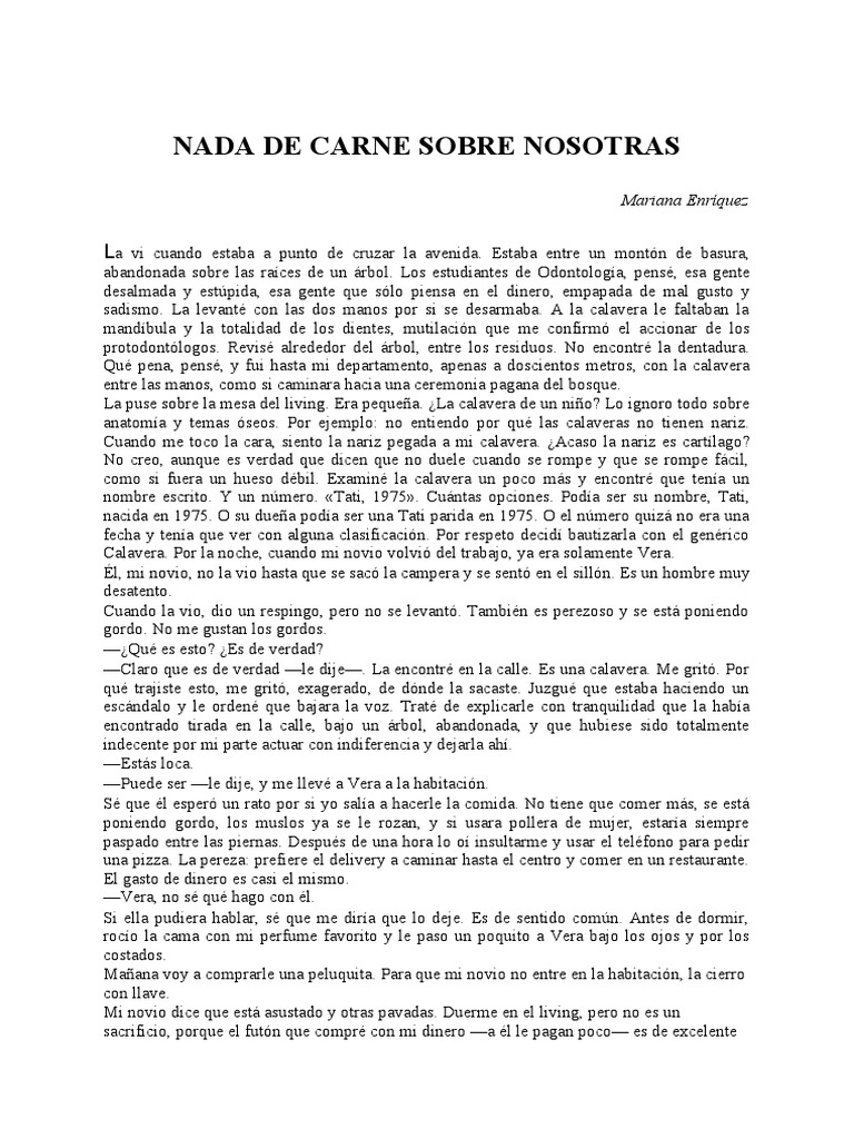 Nada de Carne Sobre Nosotras | PDF | Anatomía