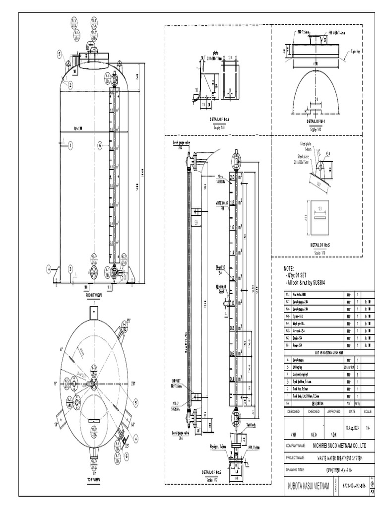 C.polymer Tank 2m3-CV416 | PDF