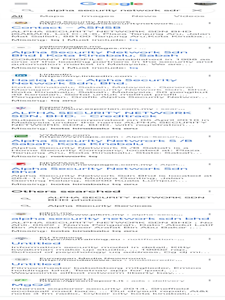 Alpha Security Network in Kota Kinabalu | PDF