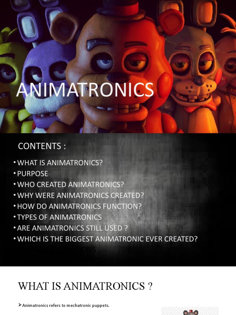 Animatronics | PDF | Animation