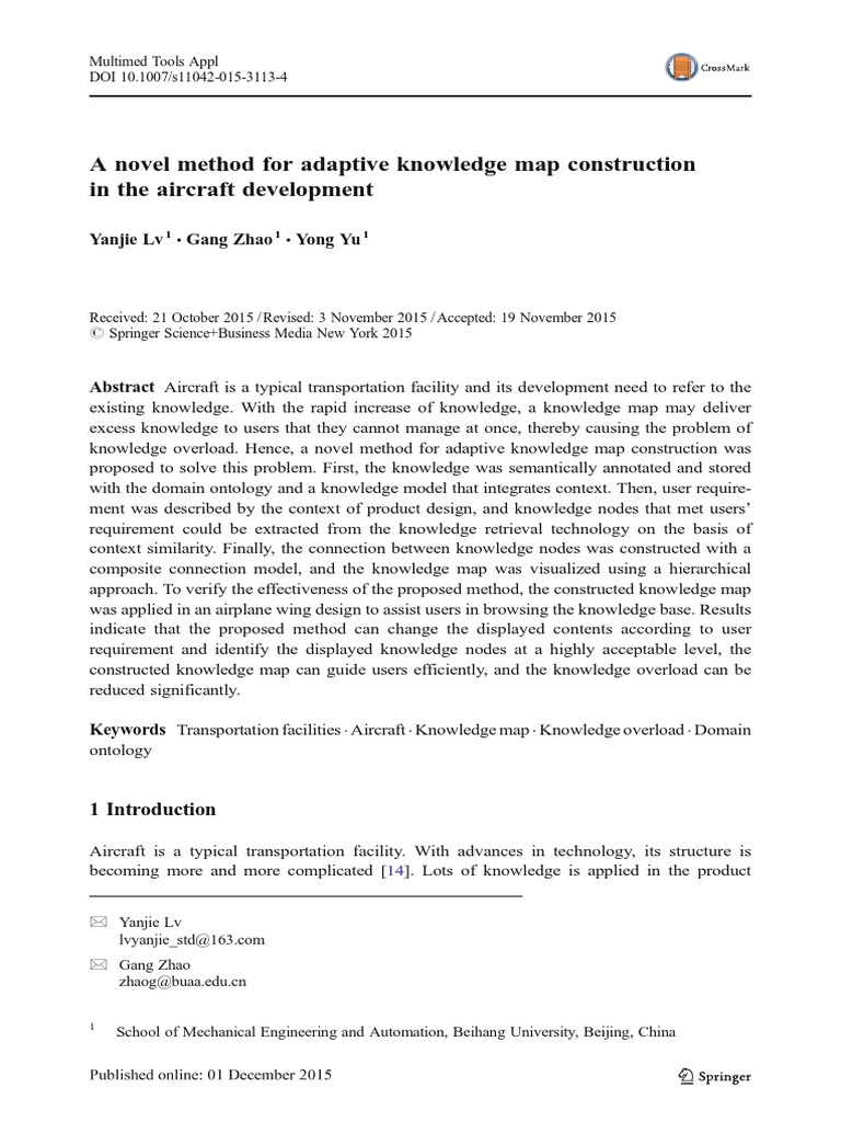 A Novel Method For Adaptive Knowledge Map Construction Download Free Pdf Cluster Analysis 