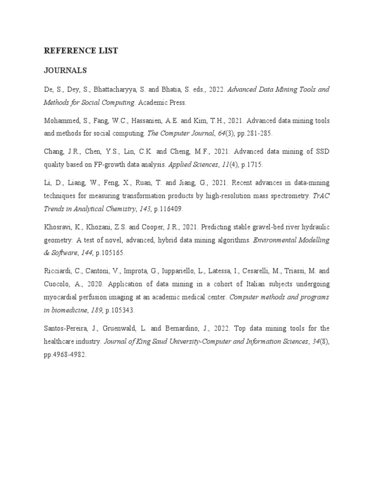 Reference List PDF