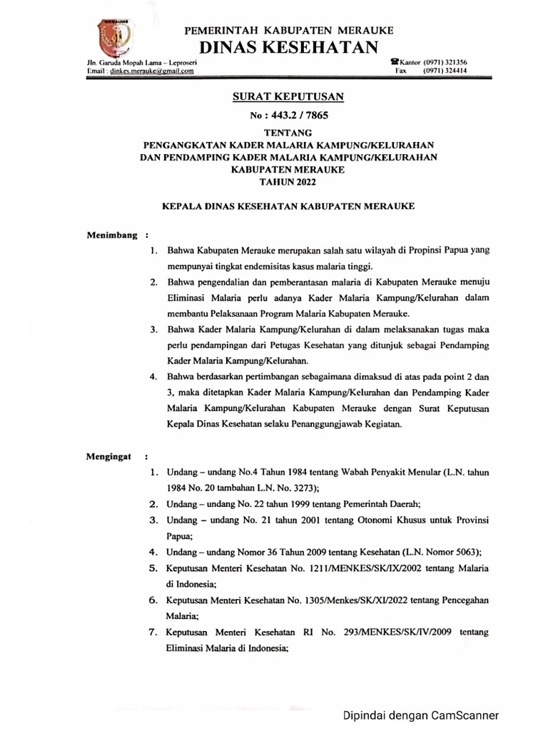 SK Kader Malaria 2022 | PDF SK Kader Malaria 2022 | PDF