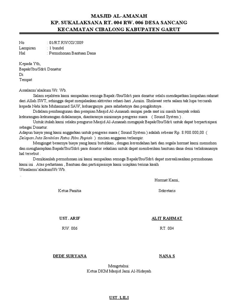 Proposal Sound System | PDF