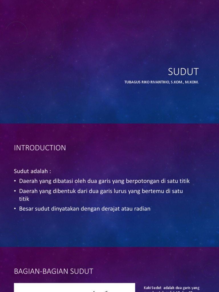 Pertemuan 3 - Sudut | PDF