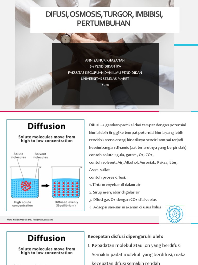 Difusi Osmosis | PDF