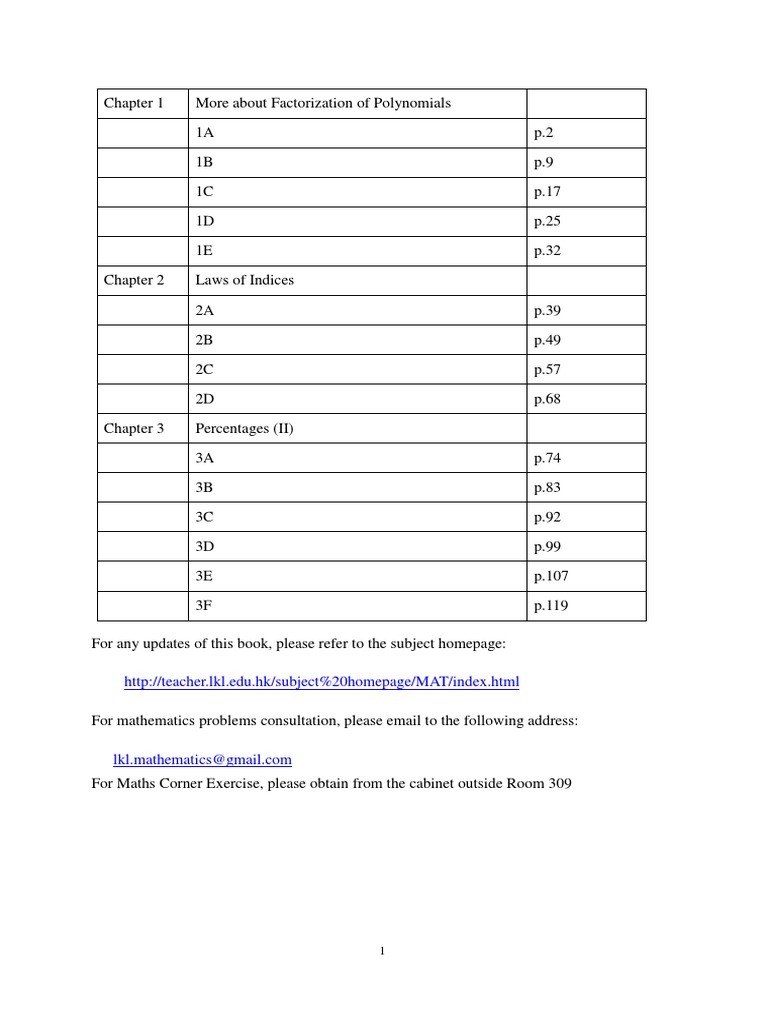 F3a 1 | PDF | Factorization | Mathematical Analysis