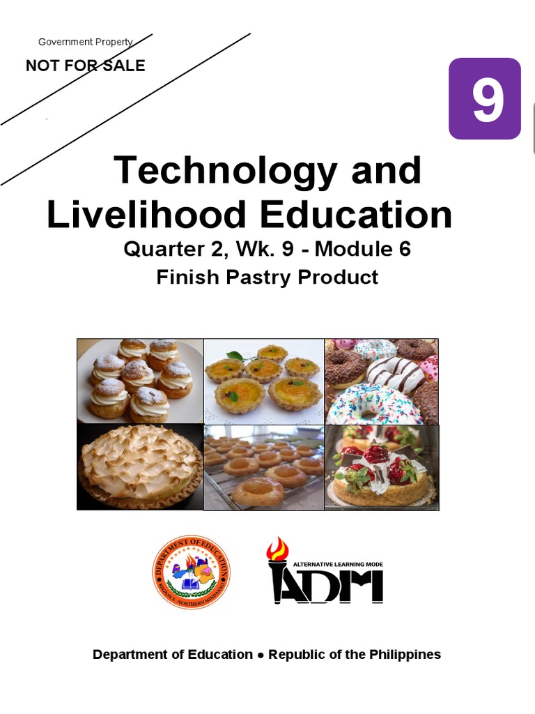 TLE9 BreadandPastry Q2 Mod6 FinishPastryProduct v2 | PDF | Baking | Learning
