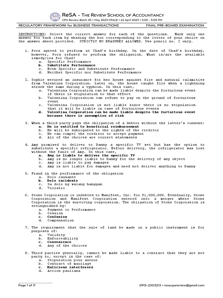 RFBT 1 To Print | PDF | Corporations | Partnership