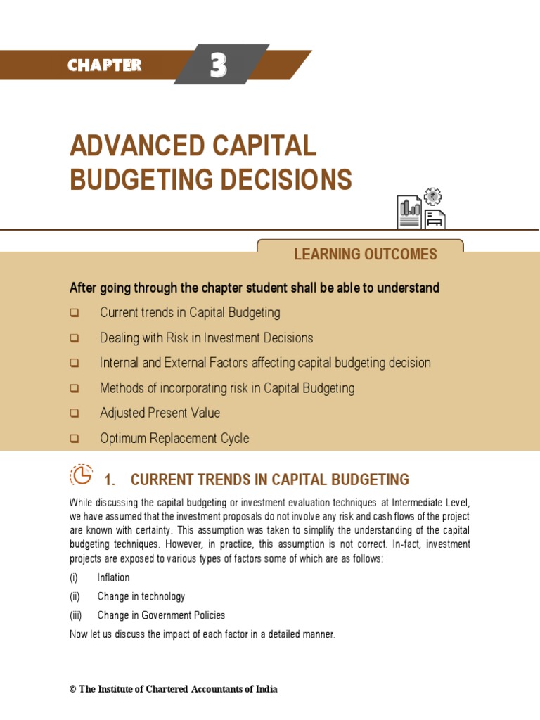 Capital Budgeting Decisions | PDF | Net Present Value | Standard Deviation