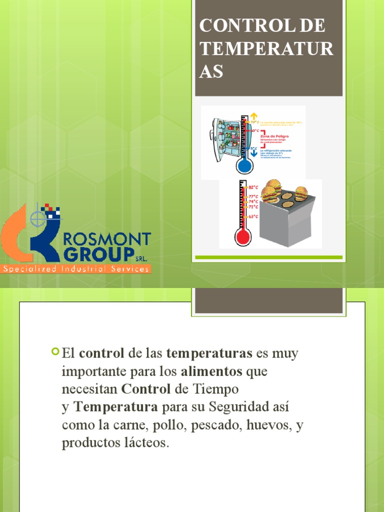 Control de Temperaturas | PDF | Alimentos | Nutrición