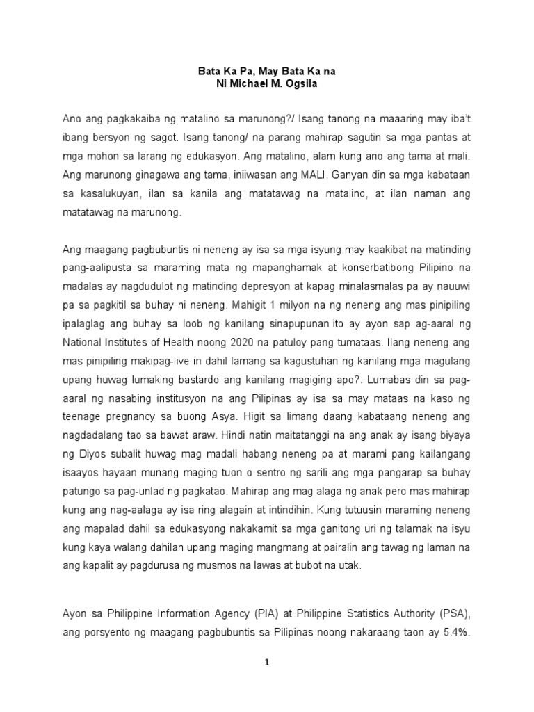 Bata Ka Pa | PDF