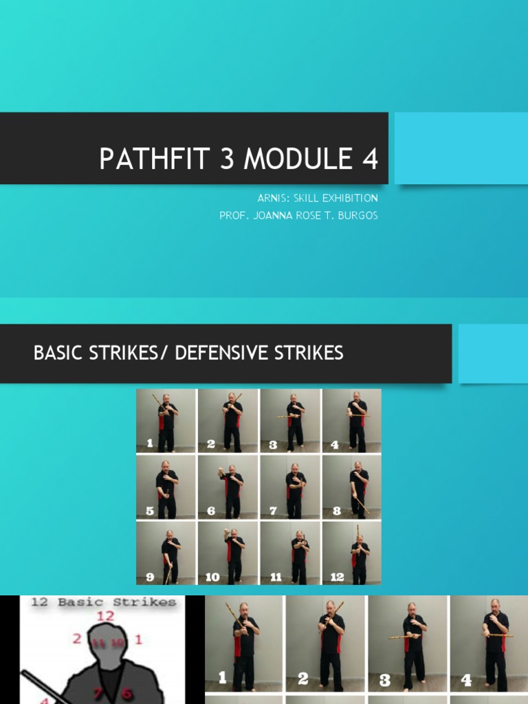 PFIT 1032 Module 4: Movement Patterns in Arnis | PDF
