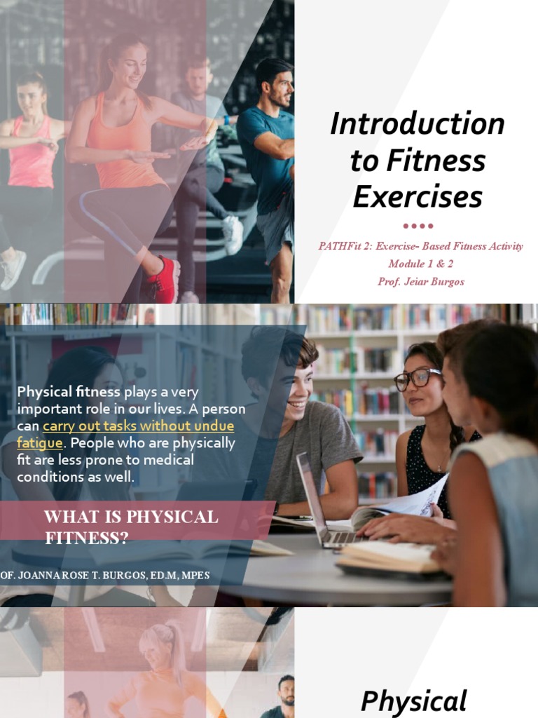 Introduction To Fitness Exercises Module 1 Pathfit 2 | PDF | Physical ...
