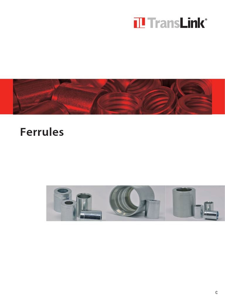 Ferrule Catalogue | PDF | Building Engineering | Mechanical Engineering