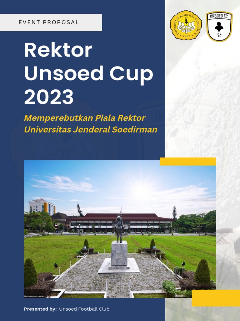 Proposal Rektor Unsoed Cup 2023 | PDF