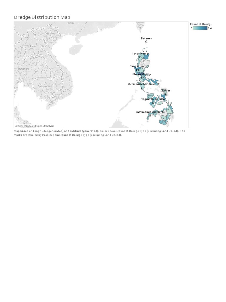 Dredge Distribution Map | PDF
