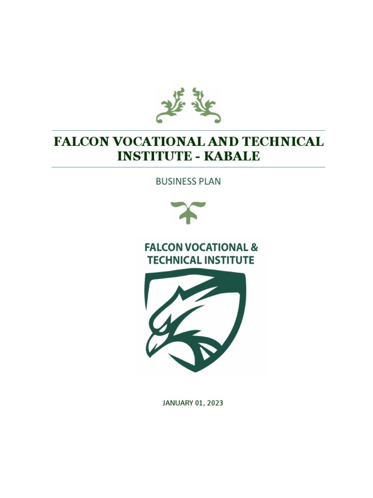 Final Business Plan - Falcon Vocational & Technical Institute | PDF ...