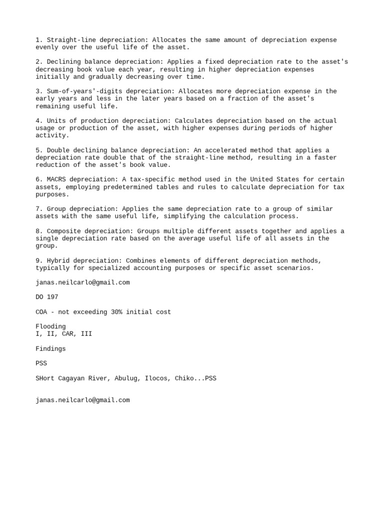 Straight-Line Depreciation Alloc | PDF