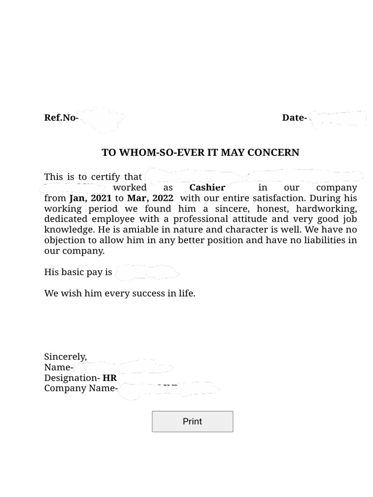 Exp certification template | PDF