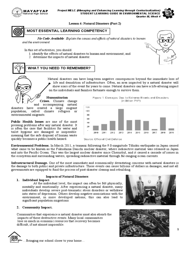 Grade7 Envi Sci L4-3 | PDF | Natural Disasters | Nature