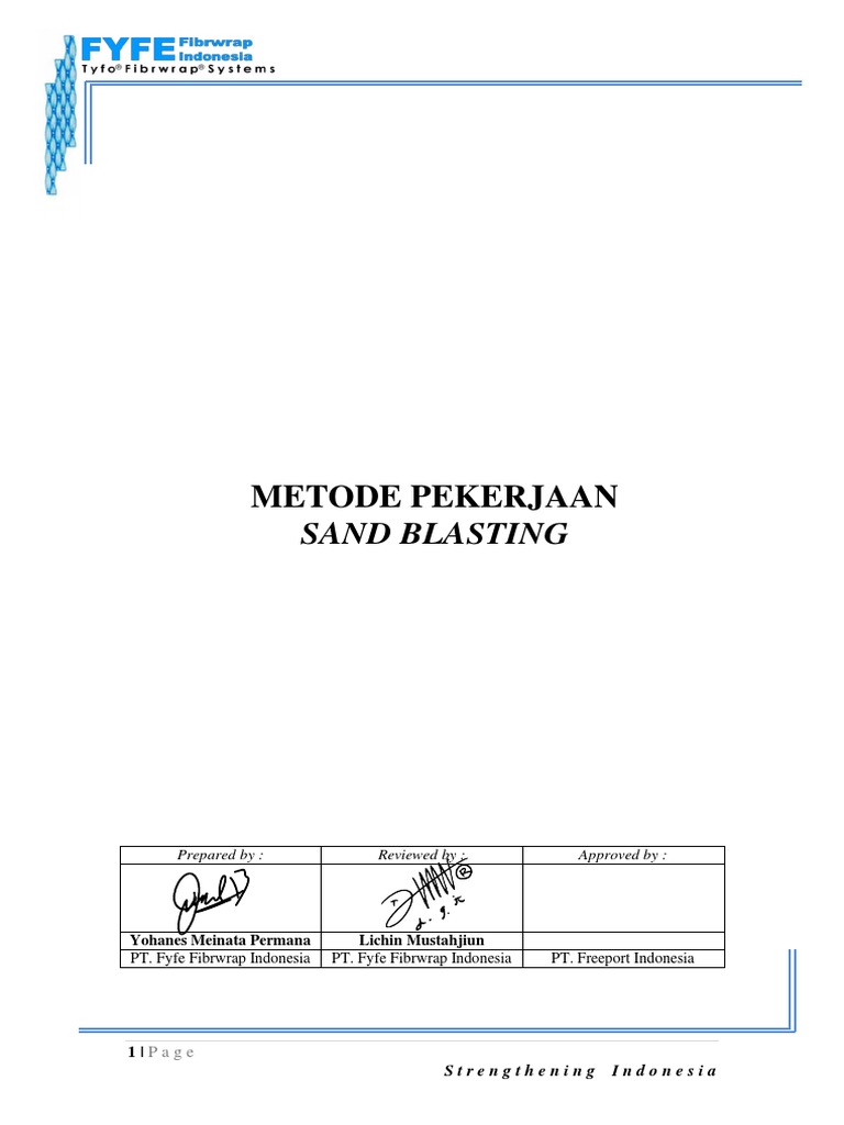 Metode Pelaksanaan Blasting | PDF