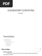 CHAPTER 5 - Traverse and Traversing Computations | PDF | Latitude | Surveying