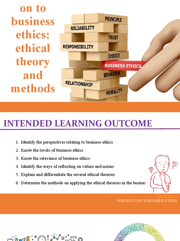 Introduction To Business Ethics - Ethical Theories and Methods | PDF ...
