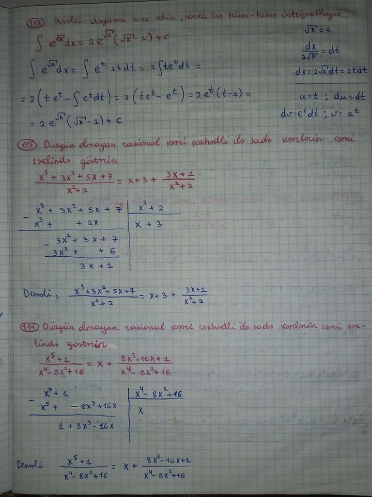 Riyazi Analiz 1 Misallar | PDF