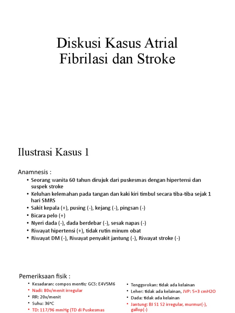 Atrial Fibrilasi dan Penanganan Stroke | PDF