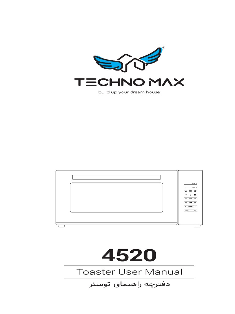 Technomax Toaster 4520 Manual 06-1400 | PDF