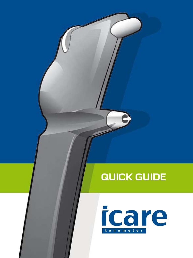Icare_TA01i_Tonometer_Quick_guide | PDF | Equipment | Manufactured Goods