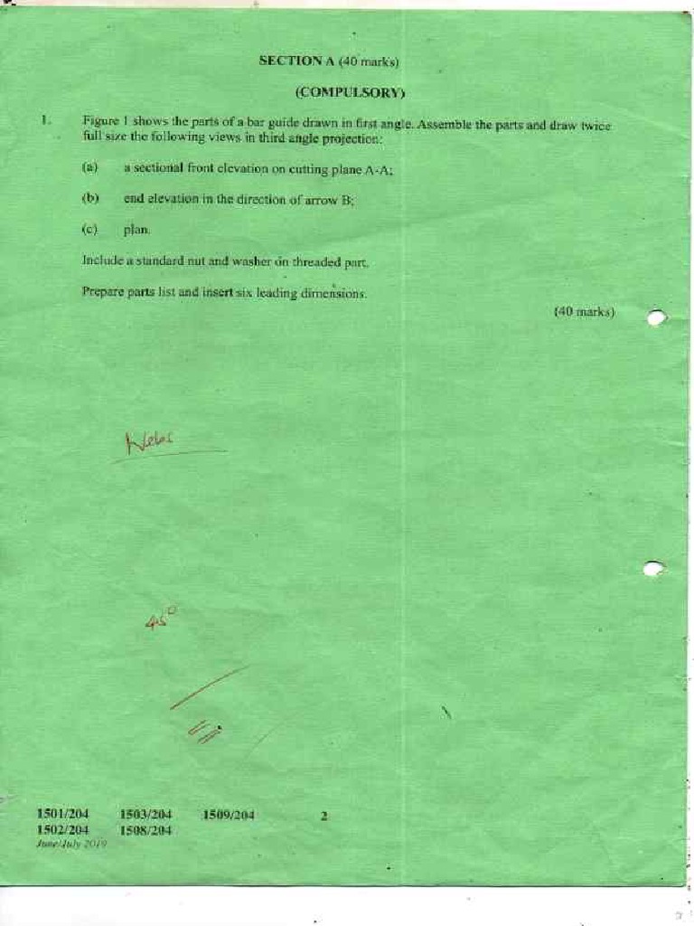 TD II - Past Papers-1 | PDF