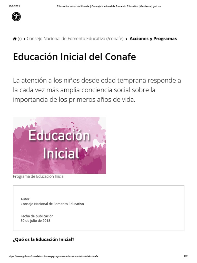 15 AB Educaciøn Inicial Del Conafe - Consejo Nacional de Fomento ...
