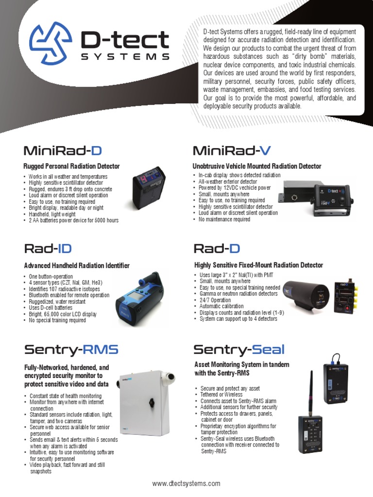 D-Tect Overview Brochure 2022 | PDF | Wi Fi | Sensor