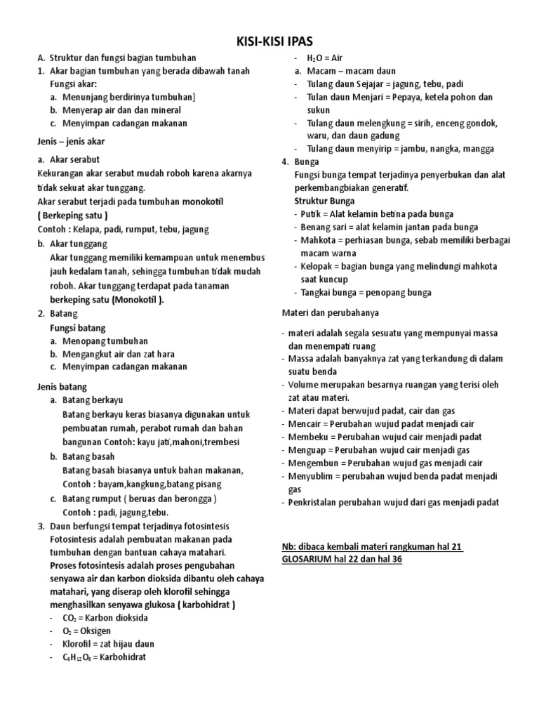 Kisi Kisi Ipas | PDF