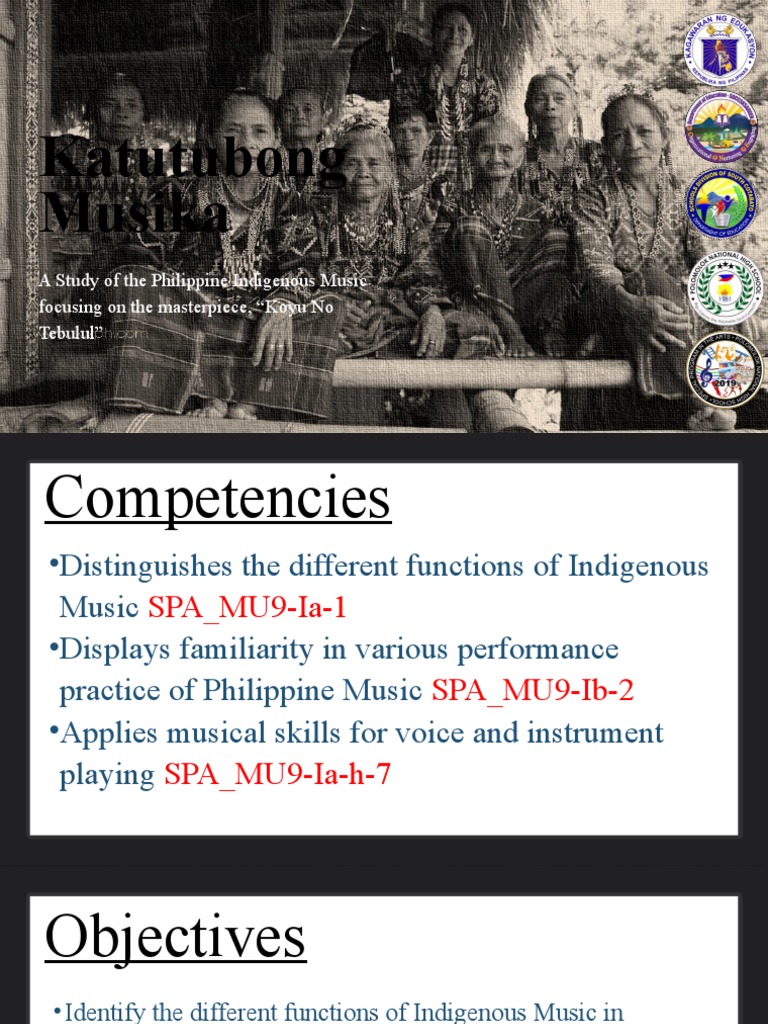 Katutubong Musika: A Study of The Philippine Indigenous Music Focusing On The Masterpiece, "Koyu ...