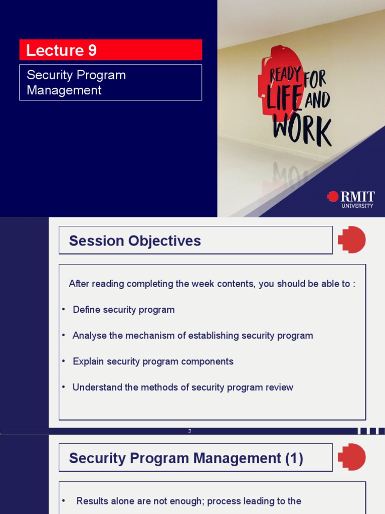 (Class Note) Module 9 - Security Program Management | PDF | Performance Indicator | Risk Management