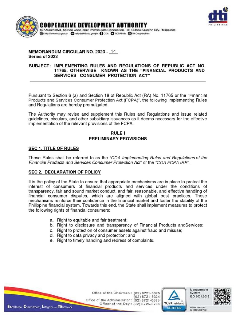 MC 2023 14 DT | PDF | U.S. Securities And Exchange Commission ...