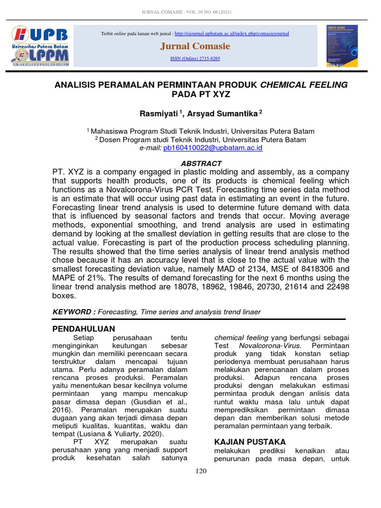 Analisis Metode Tren Parabolik & Tren Exponential | PDF