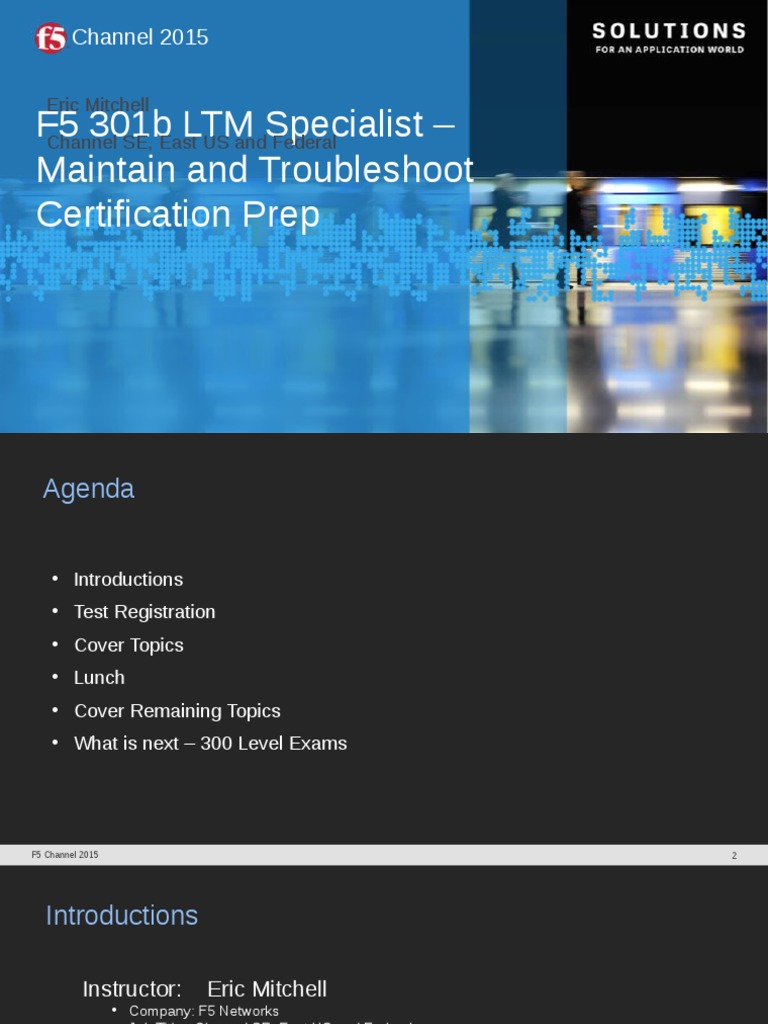 F5 301b Certification Prep | PDF | Http Cookie | Transmission Control ...