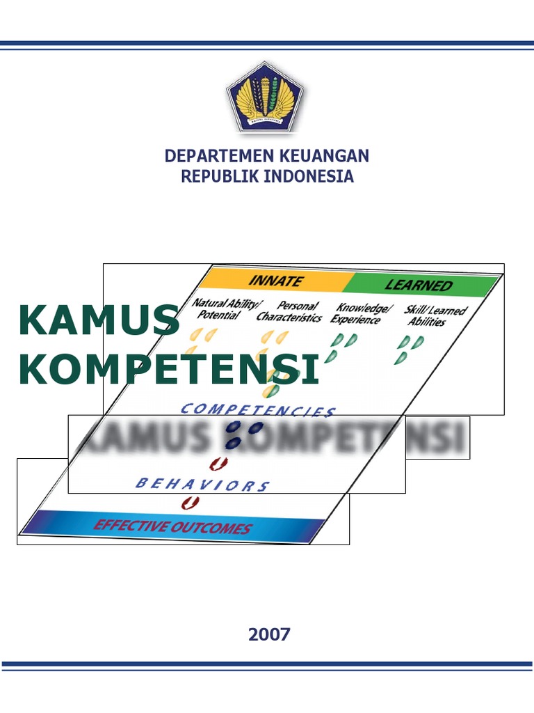 Kamus Kompetensi-Depkeu | PDF