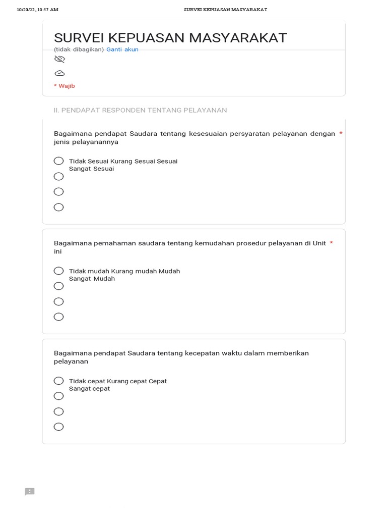 SURVEI KEPUASAN MASYARAKAT - PDF 3 | PDF