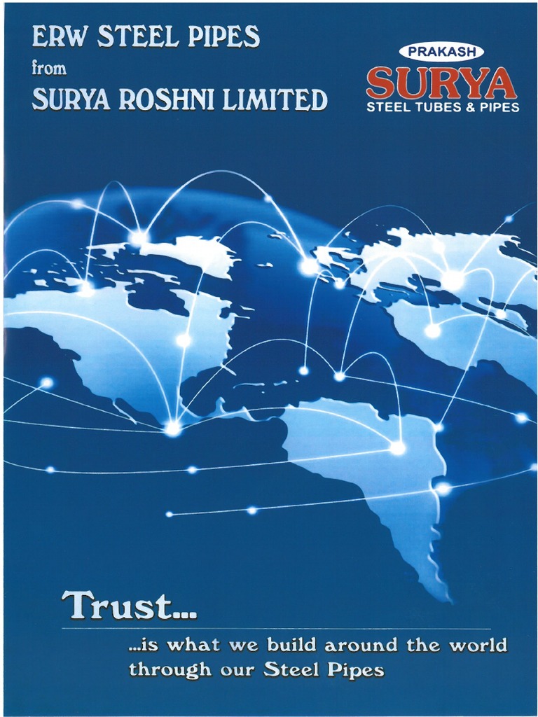 CHW PIPES - ERW SURYA - Technical Catalogue | PDF