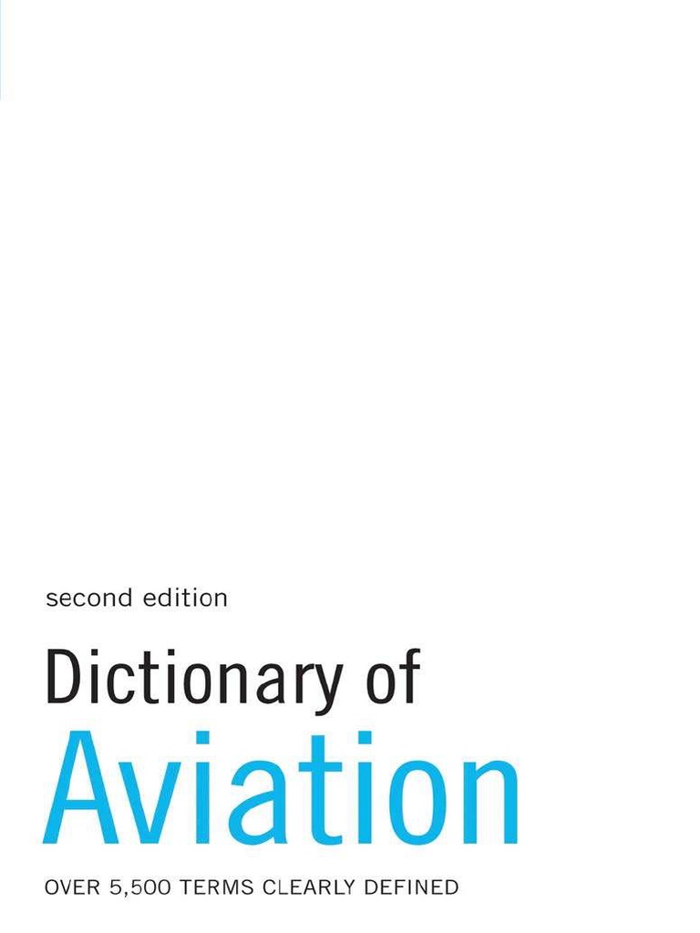 Dictionary of Aviation | PDF | Actuator | Adhesive